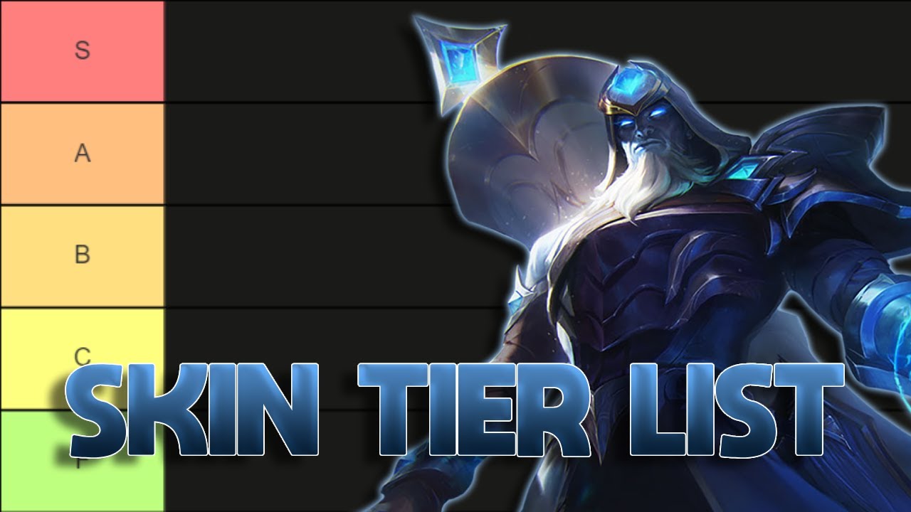 TIER LIST DAS SKINS DO RYZE (MUITO AZUL) - YouTube