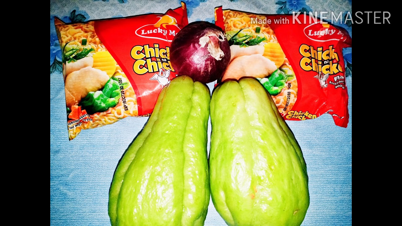 How to cook sayote with noodles? Simpleng lutong bahay sa agahan - YouTube