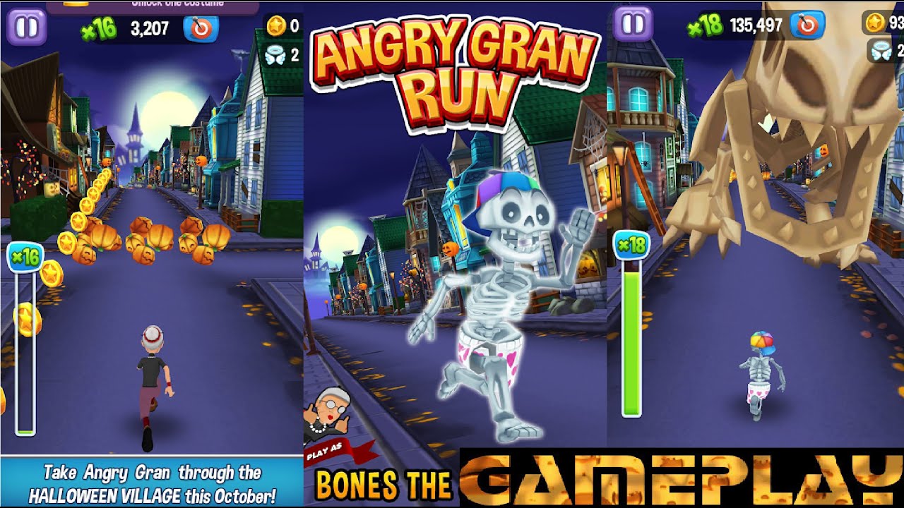 Angry Gran Run Gameplay HD 2020 Check All Characters in this Part - YouTube