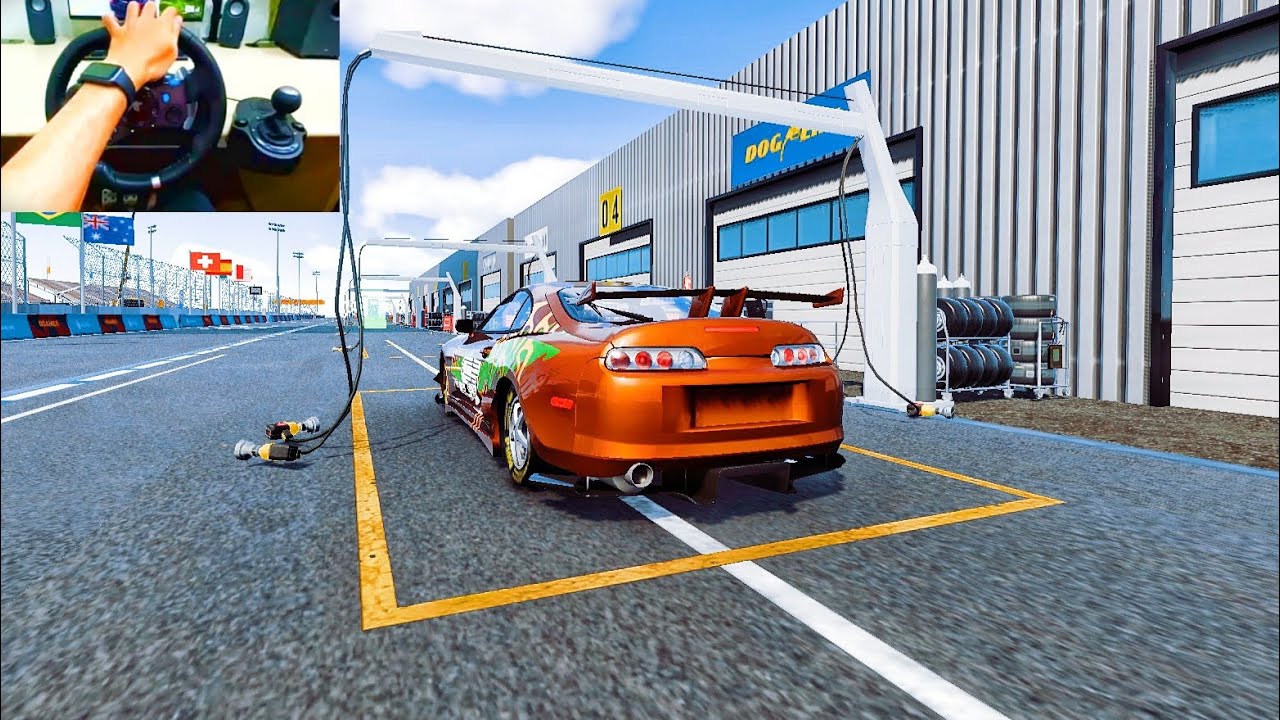 Toyato Supra MK4 💀☠️ Racing track gameplay - YouTube