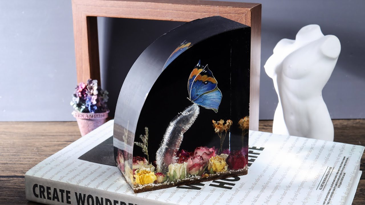 Awesome Epoxy Resin Crafts | How To RESIN Home Decor With Driedflowers ...