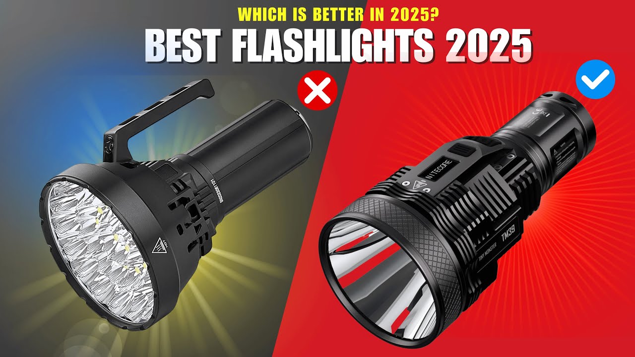 Best Flashlights 2025 | TOP 5 Best Flashlights 2025 - YouTube