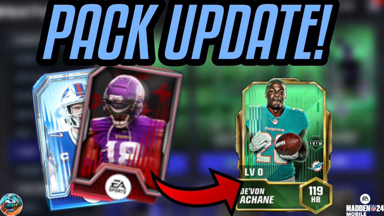 INSANE NEW UPDATE! PACKS ARE AMAZING! Madden Mobile 24 - YouTube