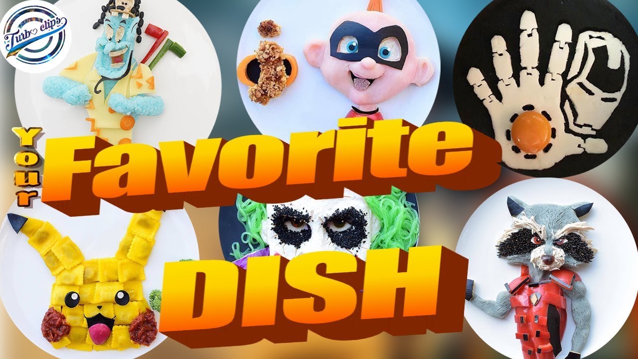 Your Favorite Characters as Healthy Food Items - YouTube