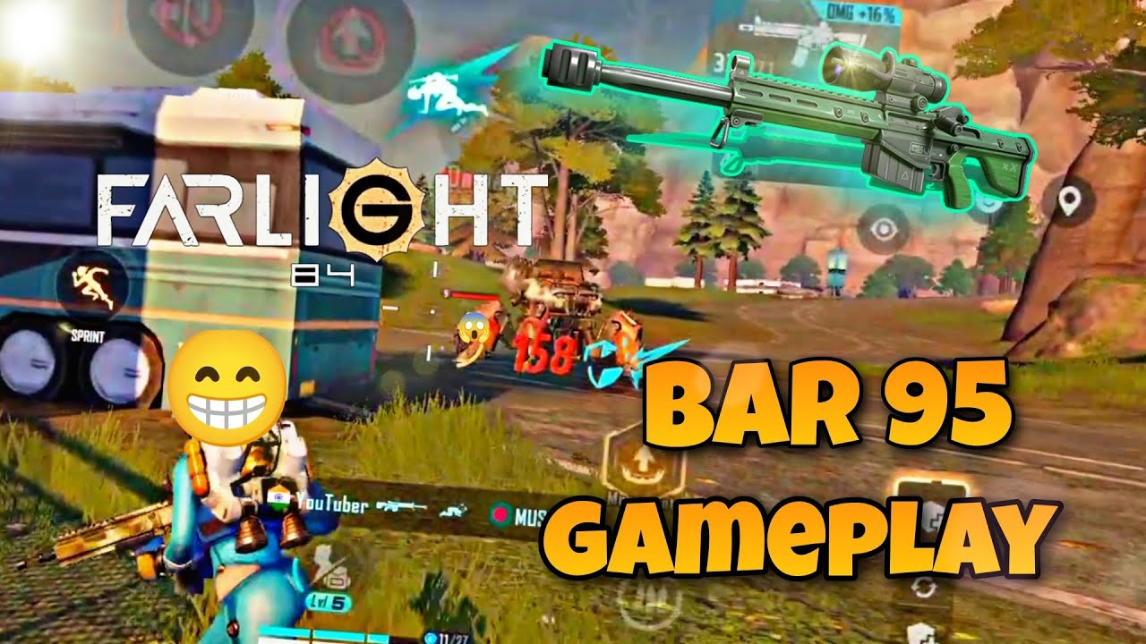 Farlight 84 || Bar 95 Bast Sniper || Squad vs Squad Gameplay 🔥🔥🇮🇳 - YouTube
