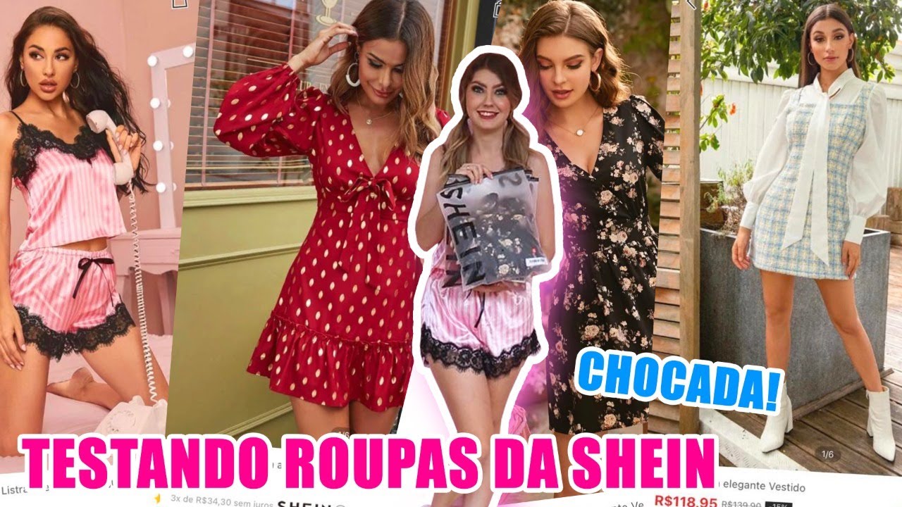 PROVANDO COMPRINHAS DA SHEIN - PROVANDO ROUPAS TAMANHO PP - YouTube