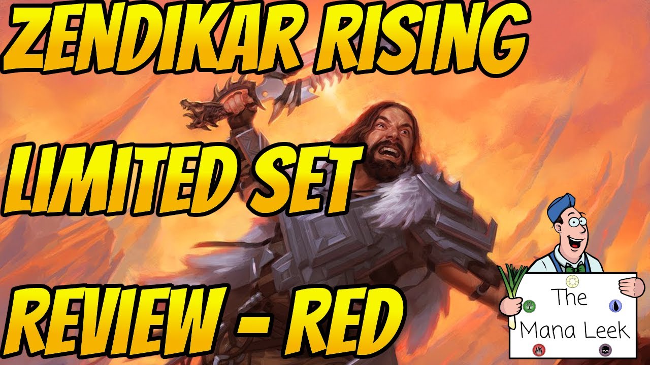 Zendikar Rising Limited Set Review - Red - YouTube