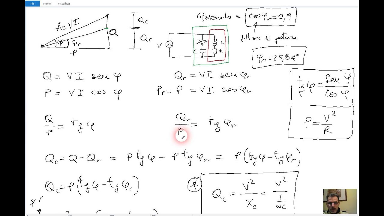 02 Rifasamento monofase - YouTube