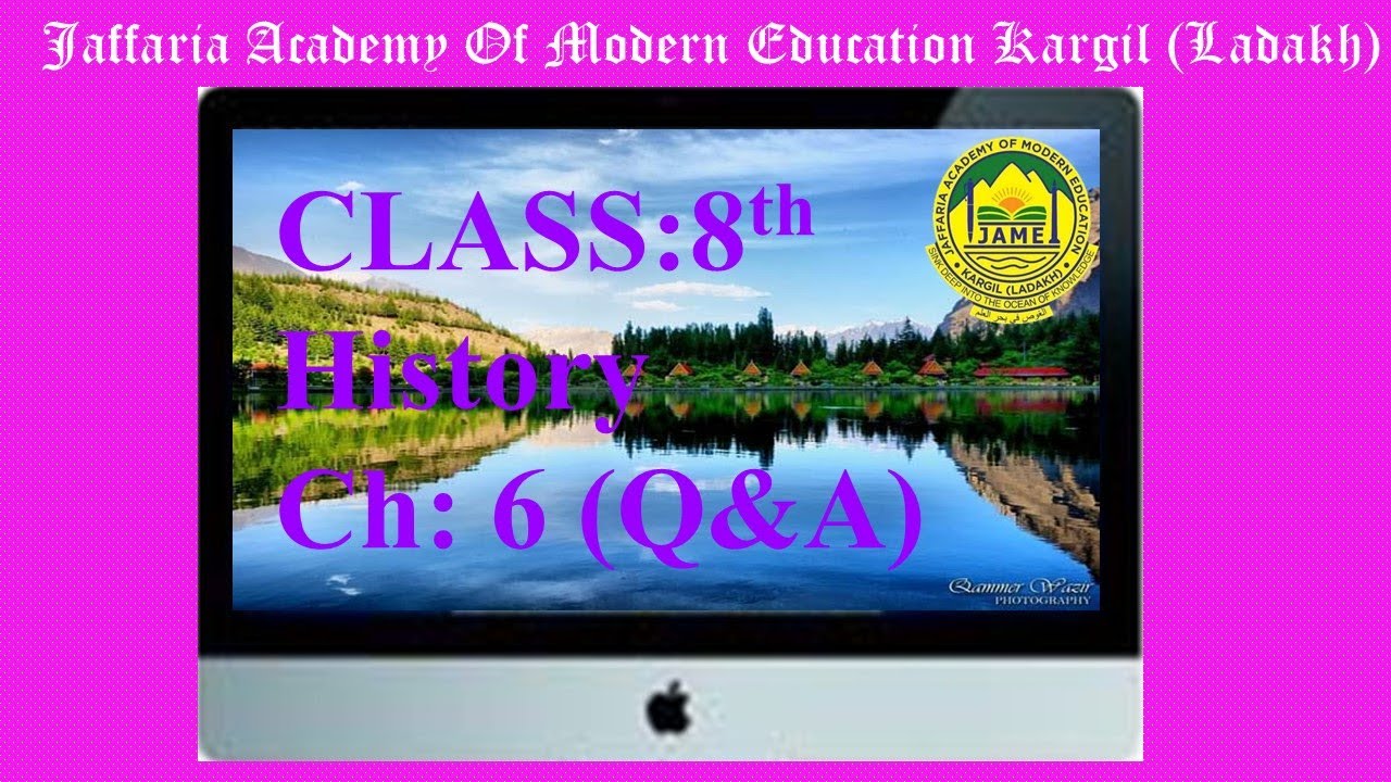 Class 8th History Chapter 6 Questions Answers-2 - YouTube