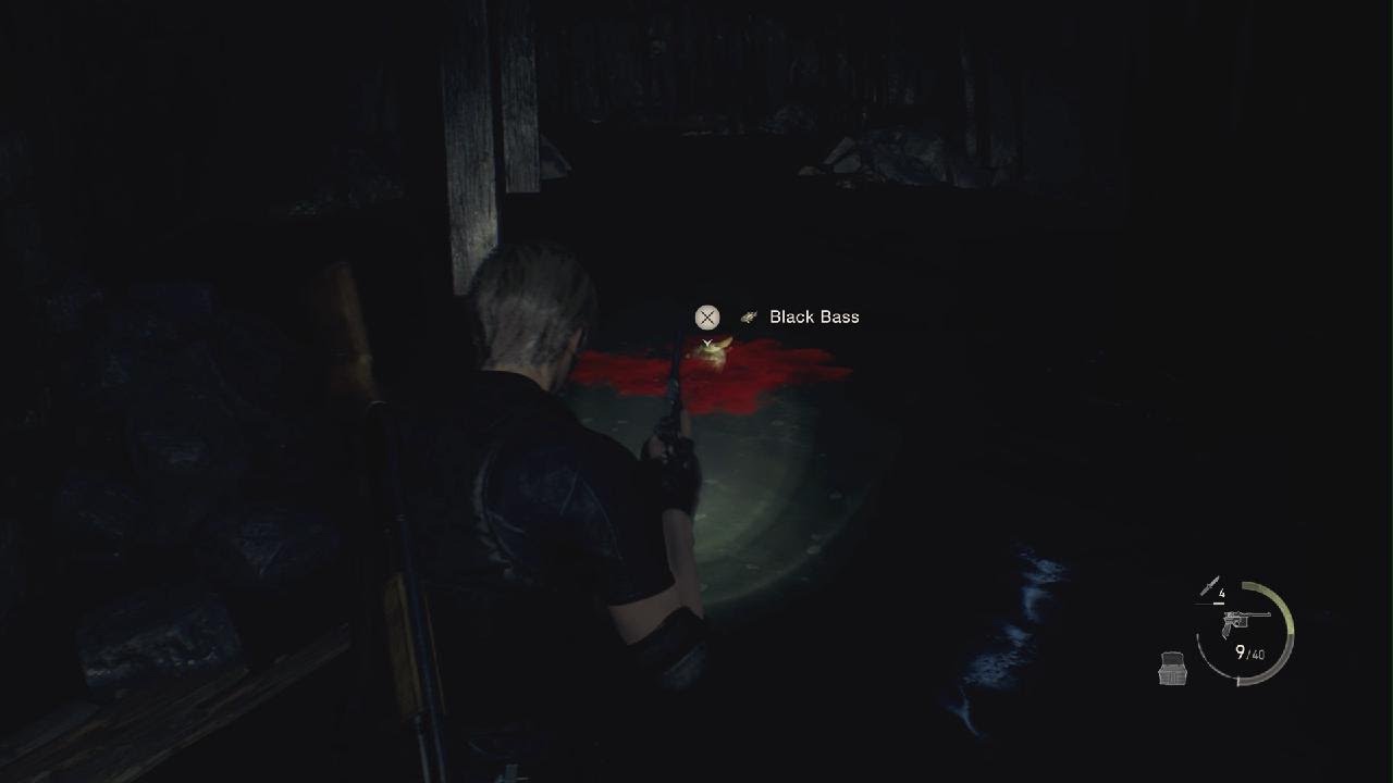 Resident Evil 4_BLACK BASS is as HEALING ITEM 🐟 🧪 - YouTube