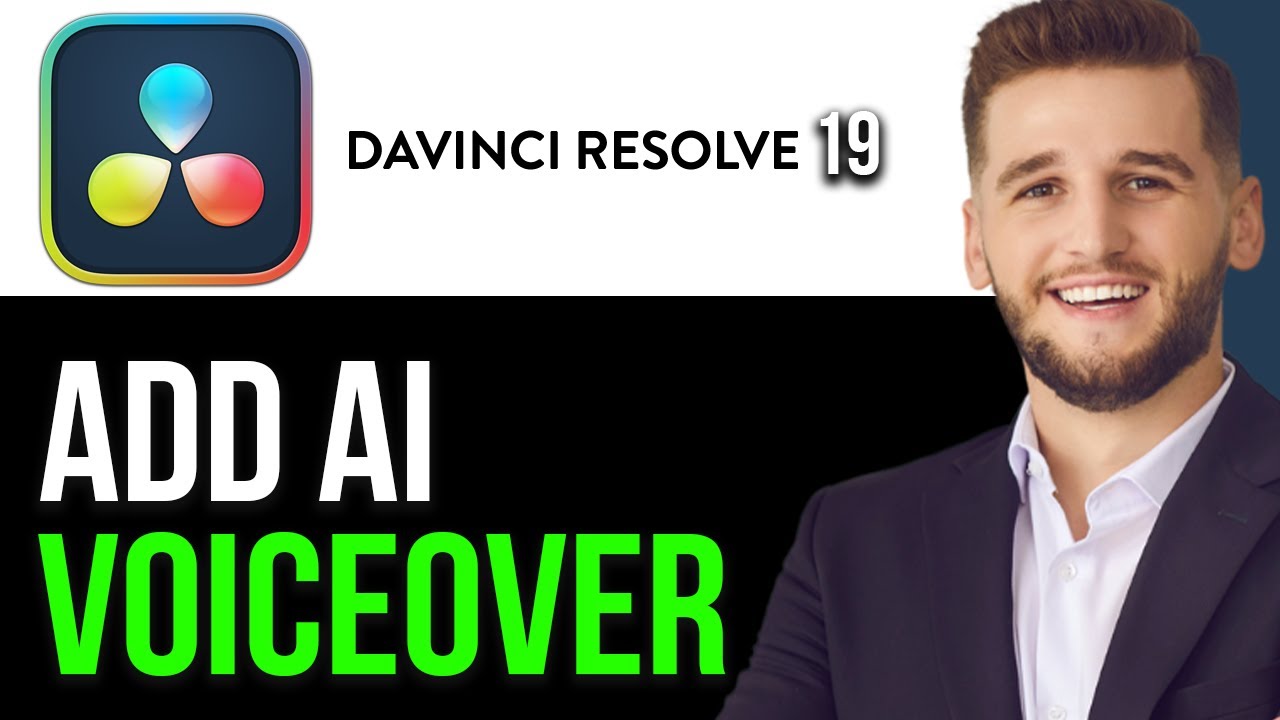 UPDATED!HOW TO ADD AI VOICEOVER IN DAVINCI RESOLVE 19 2025!(BEST METHOD ...