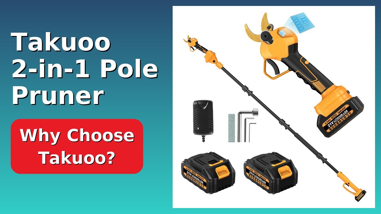 REVIEW (2025): Takuoo 2-in-1 Pole Pruner. ESSENTIAL details. - YouTube