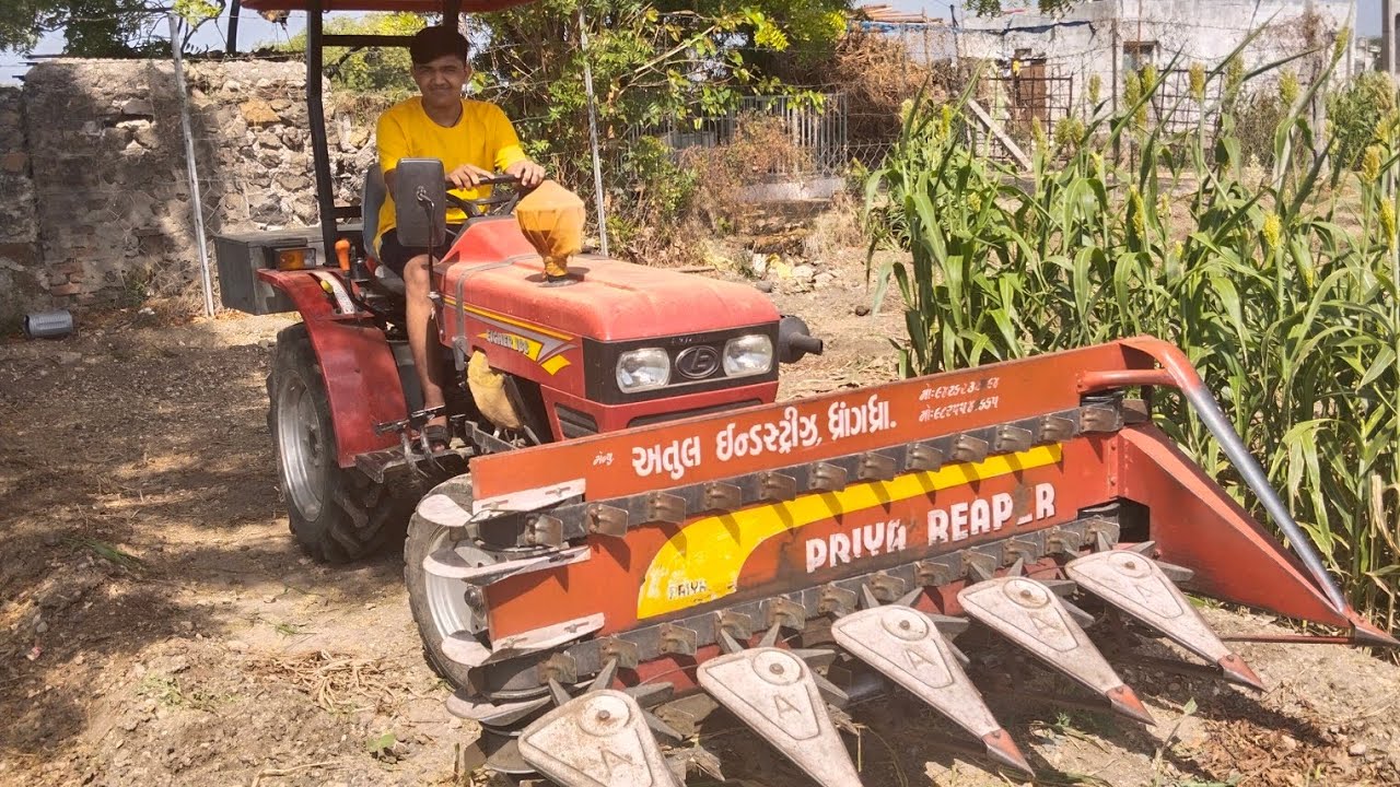 | Jar Cutting Machine With Mini Eicher Tractor | Essy farming | Best ...