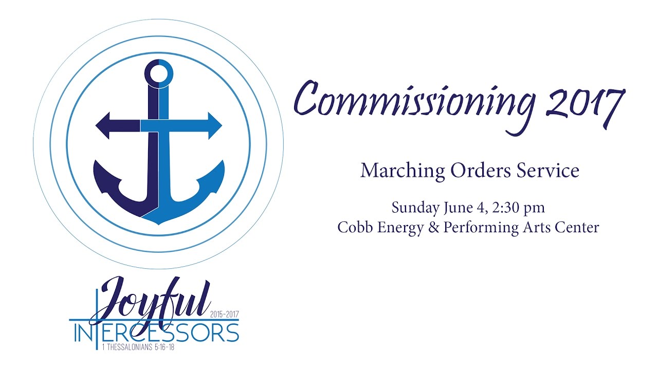 Commissioning 2017 - Marching Order Service - YouTube