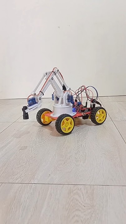 Mini robot. Robotic arm. Experiment Lab BD. - YouTube