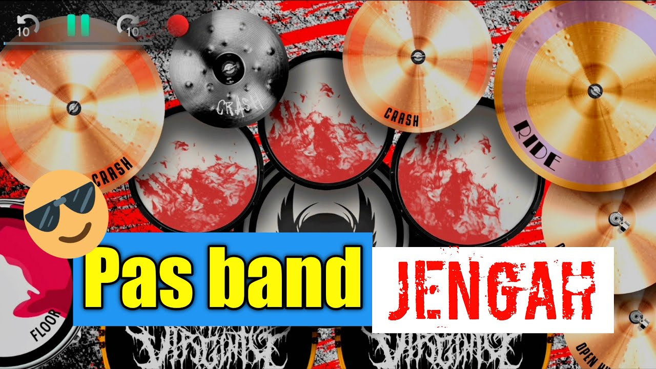 Pas band - Jengah | Real Drum Cover + Lyric | - YouTube