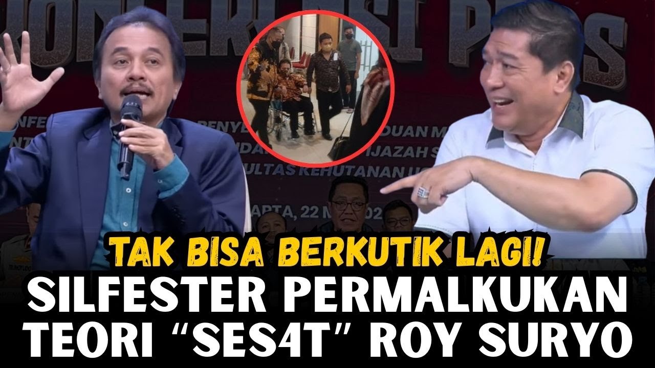 NGAKAK! SILFESTER PERMALUKAN ROY SURYO, "NANTI SAYA SIAPKAN KURSI RODA ...