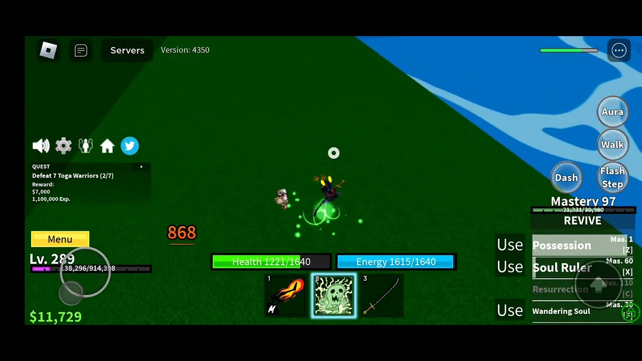 Revive fruit combo + DARK STEP (BLOX FRUIT) - YouTube