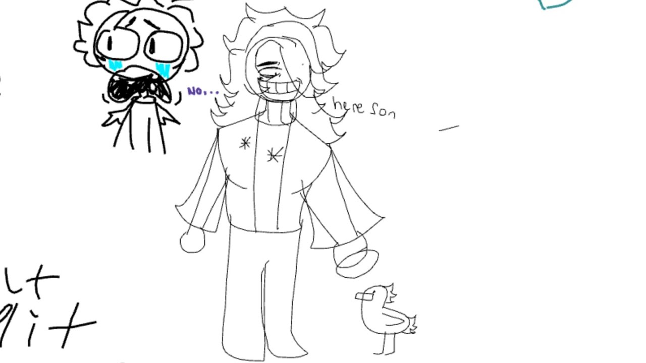 Drawing of my oc snow [oc] - YouTube