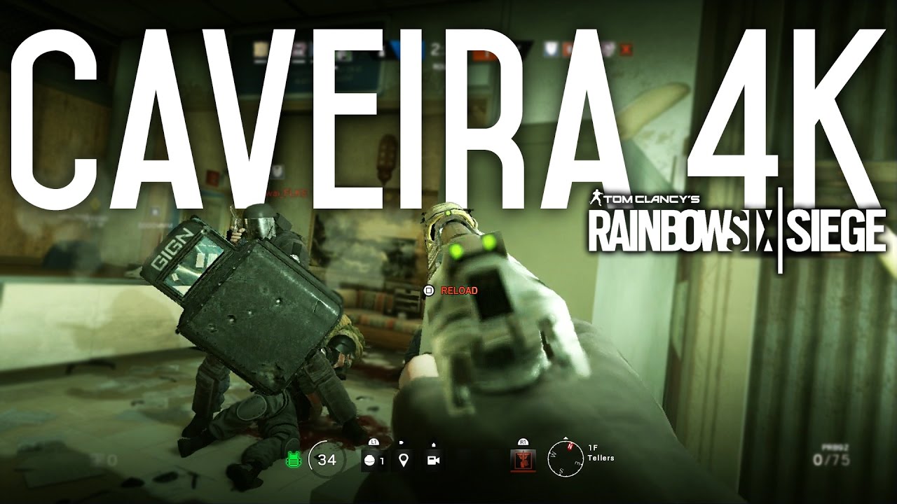 Caveira 13 second 4k/ Squad Wipe - Rainbow Six Siege - YouTube