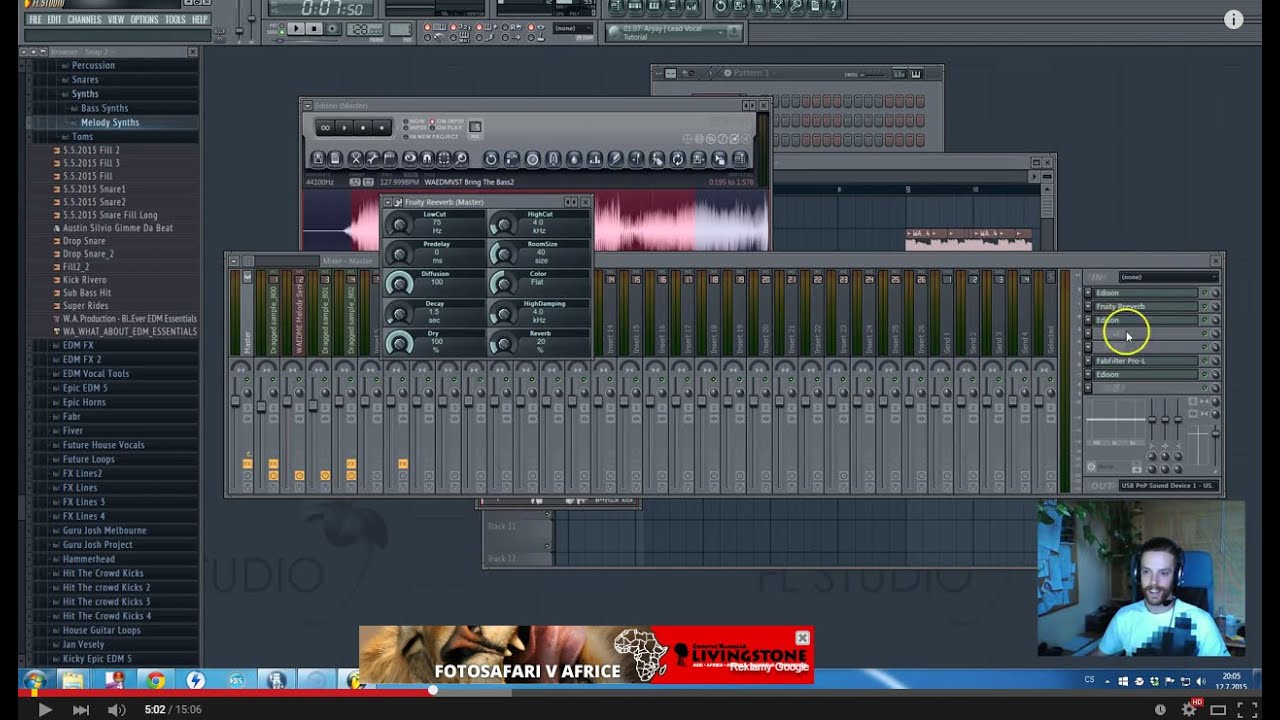 How to EDM: Perfect Reverse Reverb Effect in FL Studio Tutorial + Free FLP & Samples - YouTube