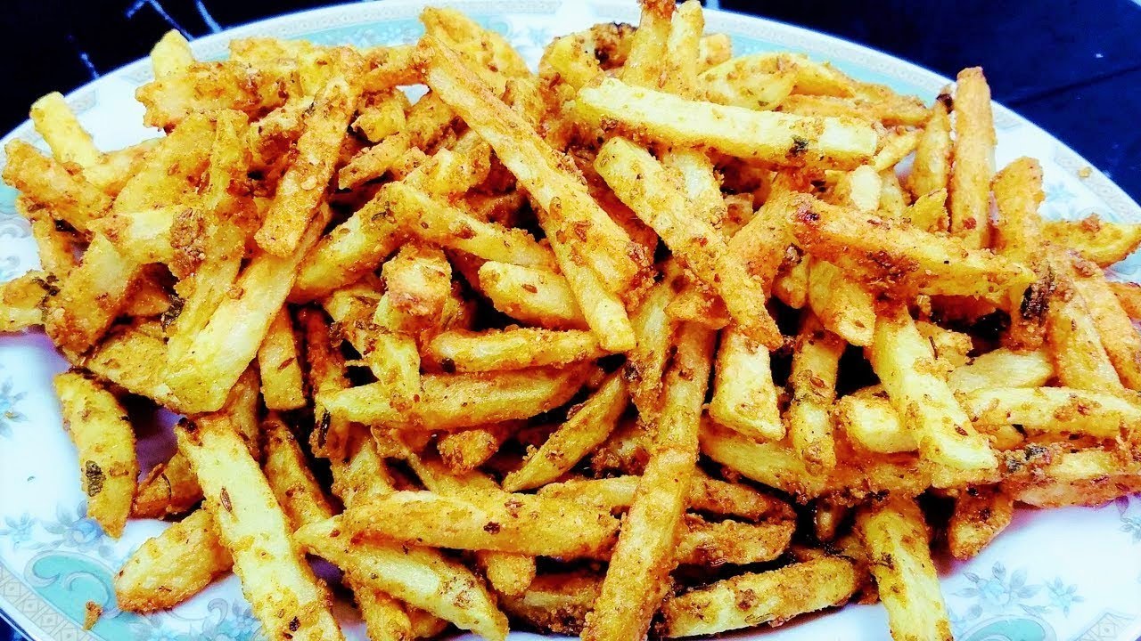Besan Wale Aloo Chips بیسن والے چپس I Masala French Fries I Coated ...