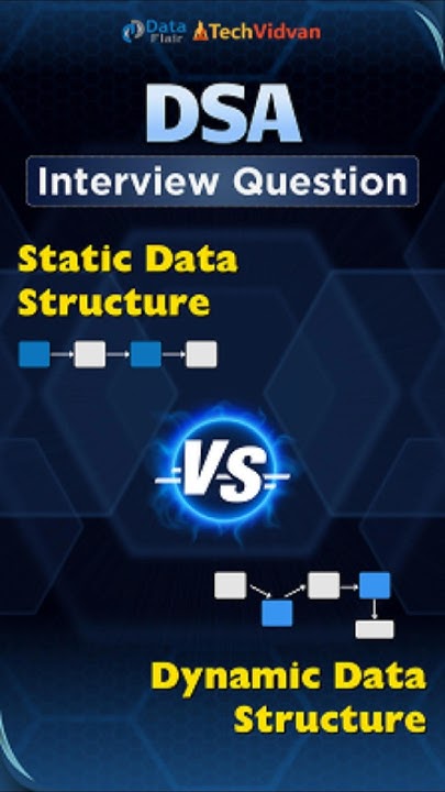 DSA interview Questions for Beginners: statick vs dynamic Data Structures - YouTube