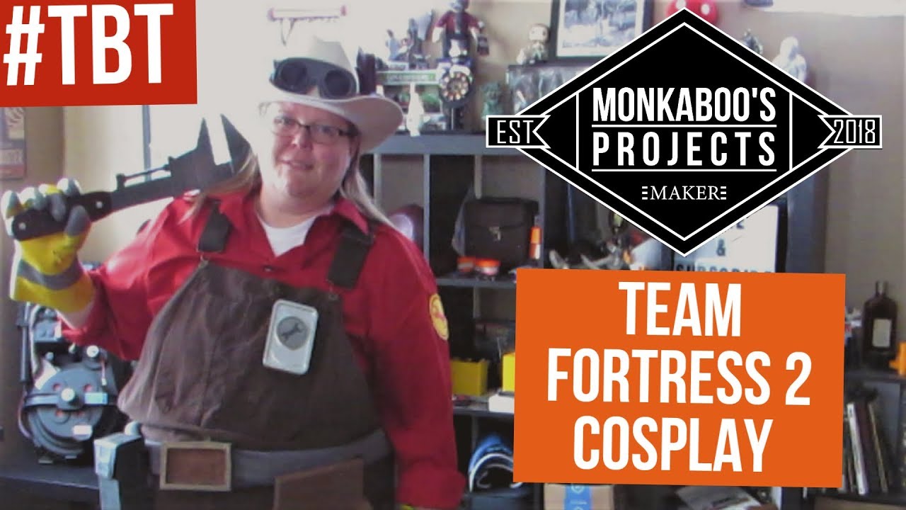 Cosplay TEAM FORTRESS 2 / ENGINEER / #MonkabooTBT - YouTube