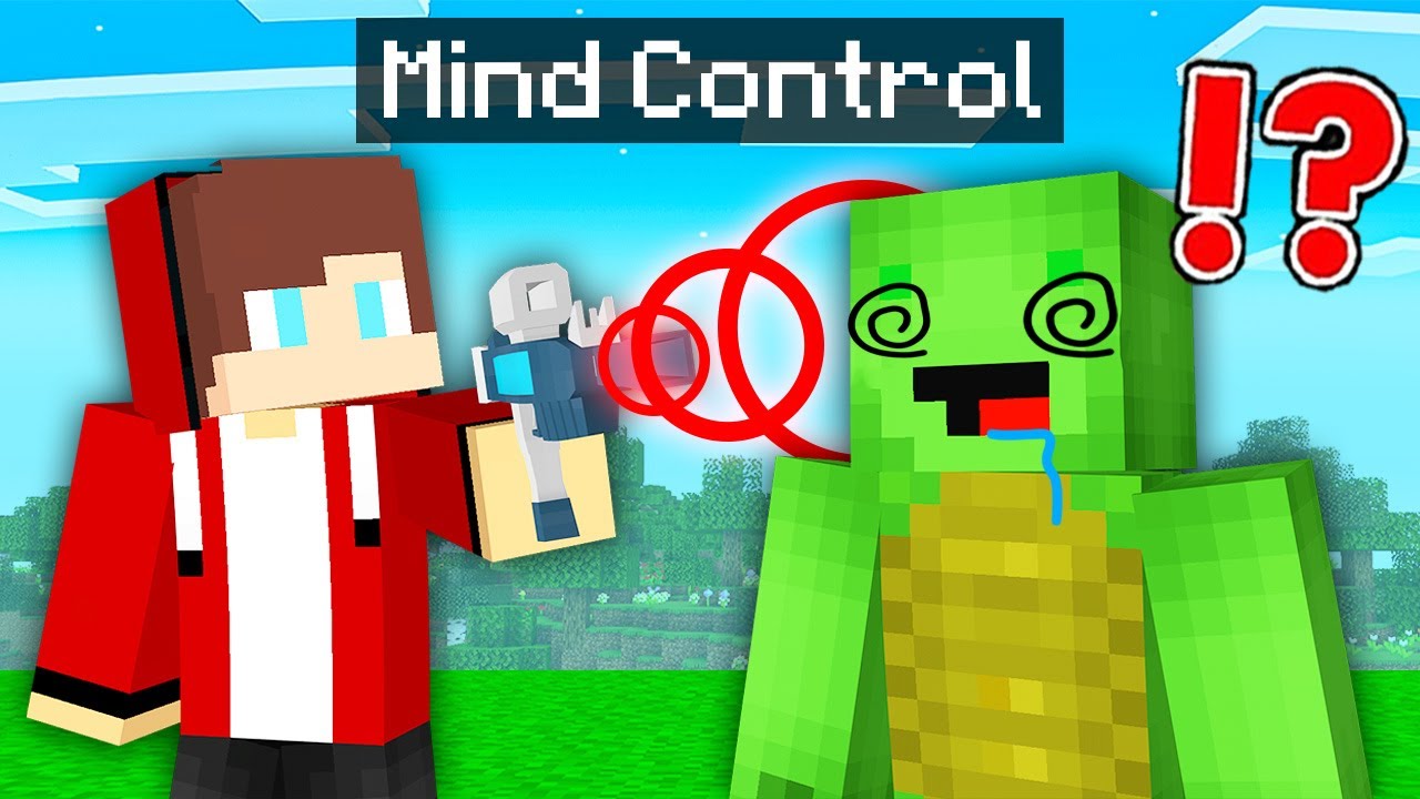 JJ Has MIND CONTROL In Minecraft! Best Mikey Pranks in Minecraft ...