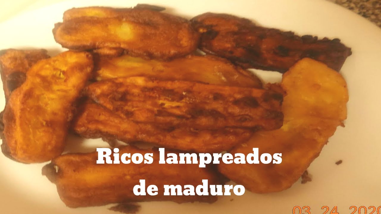 Receta de Maduro lampreados!!! Muy rico /receta fácil - YouTube
