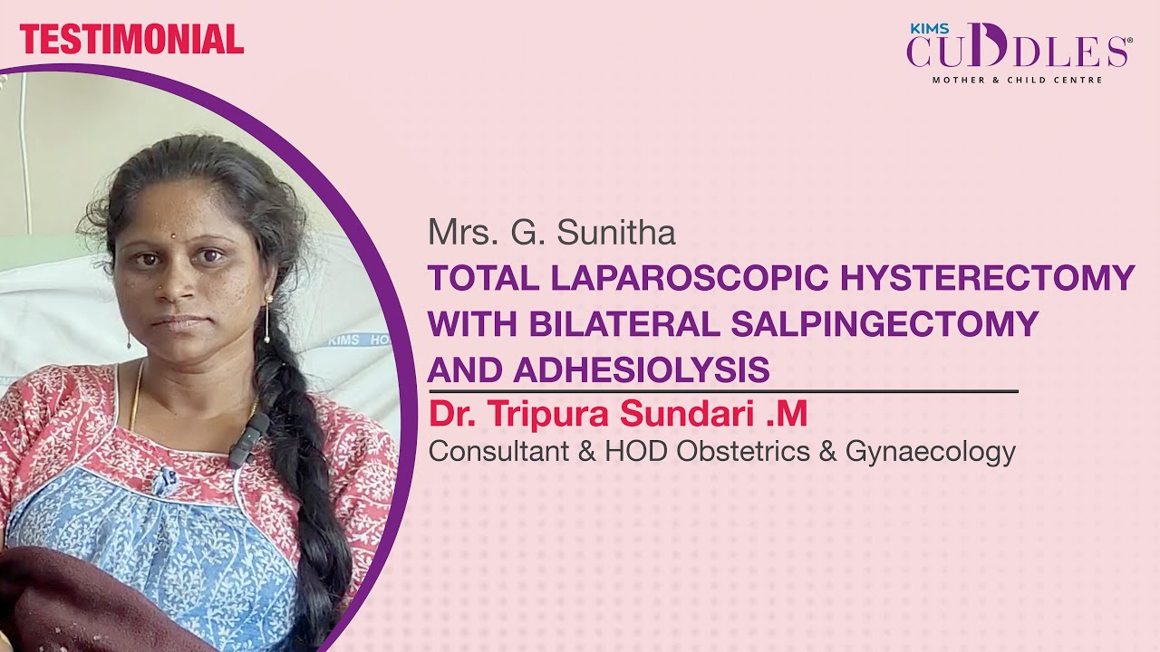 Total laparoscopic hysterectomy with bilateral salpingectomy ...