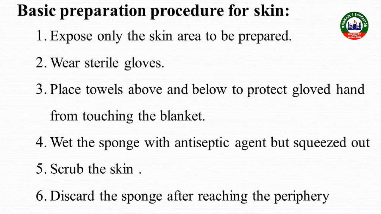 Theatre technique Topic: physical preparation and draping of surgical ...