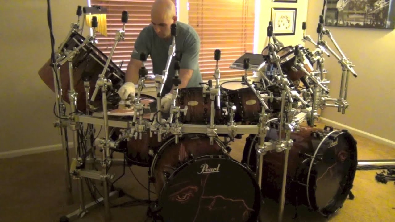 Assembling my new Pearl Masterworks Kit - YouTube