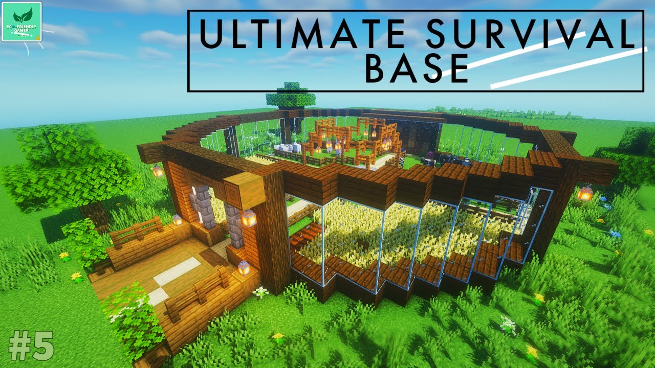 #5 Minecraft : Ultimate Survival Base| How to Build in Minecraft 1.19.3 ...
