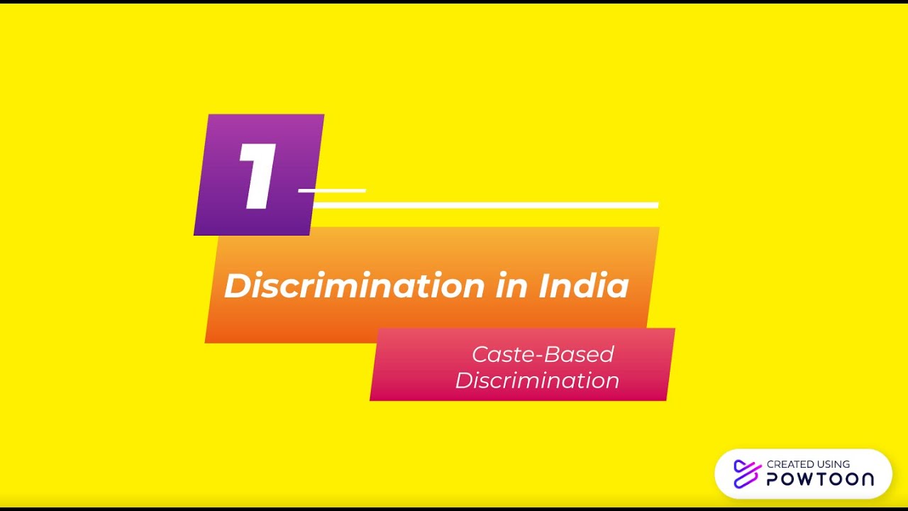 Caste-Based Discrimination in India - YouTube