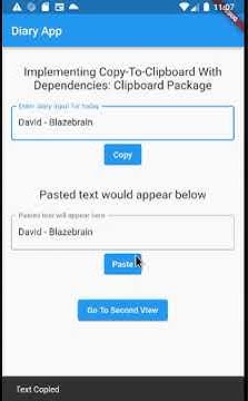 Copy To Clipboard Flutter - YouTube