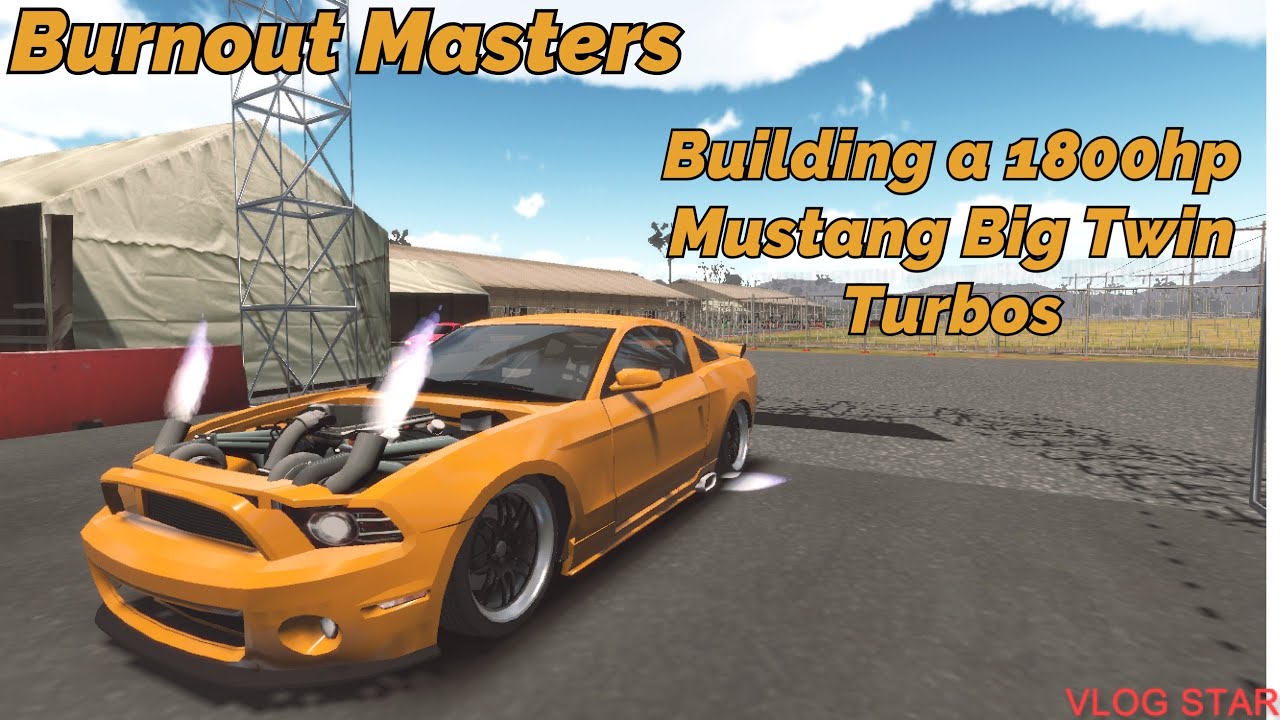 Burnout Masters: Building a 1800hp Mustang Big Twin Turbos! - YouTube