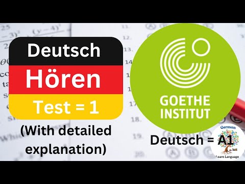 A1 German Listening Test #1 🎯 | Improve Your Listening Skills! - YouTube