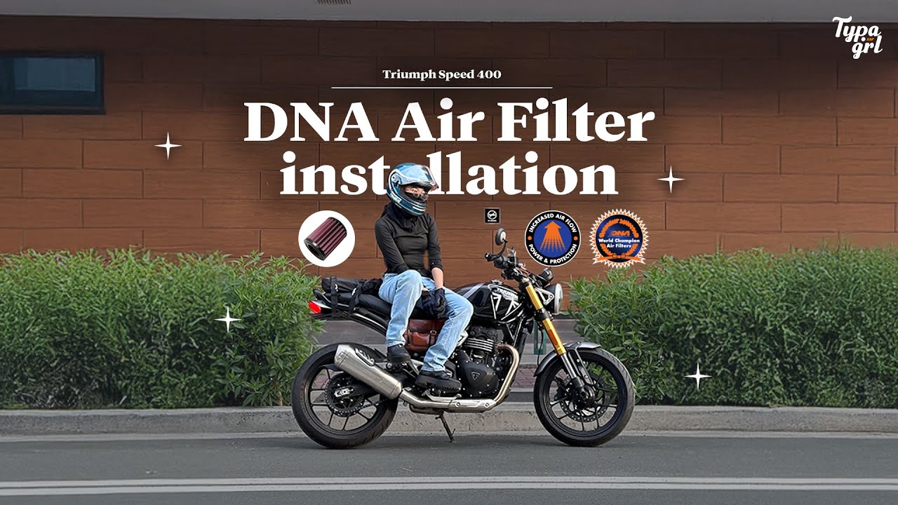 Upgrade My Triumph Speed 400 with the DNA High Performance Air Filter 🏍 ...