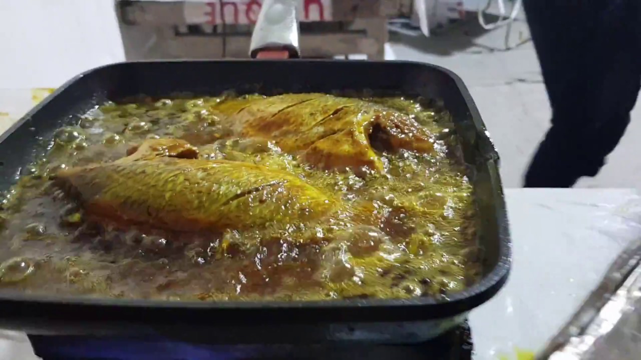 Fresh Fish Fried at Goa - India - YouTube