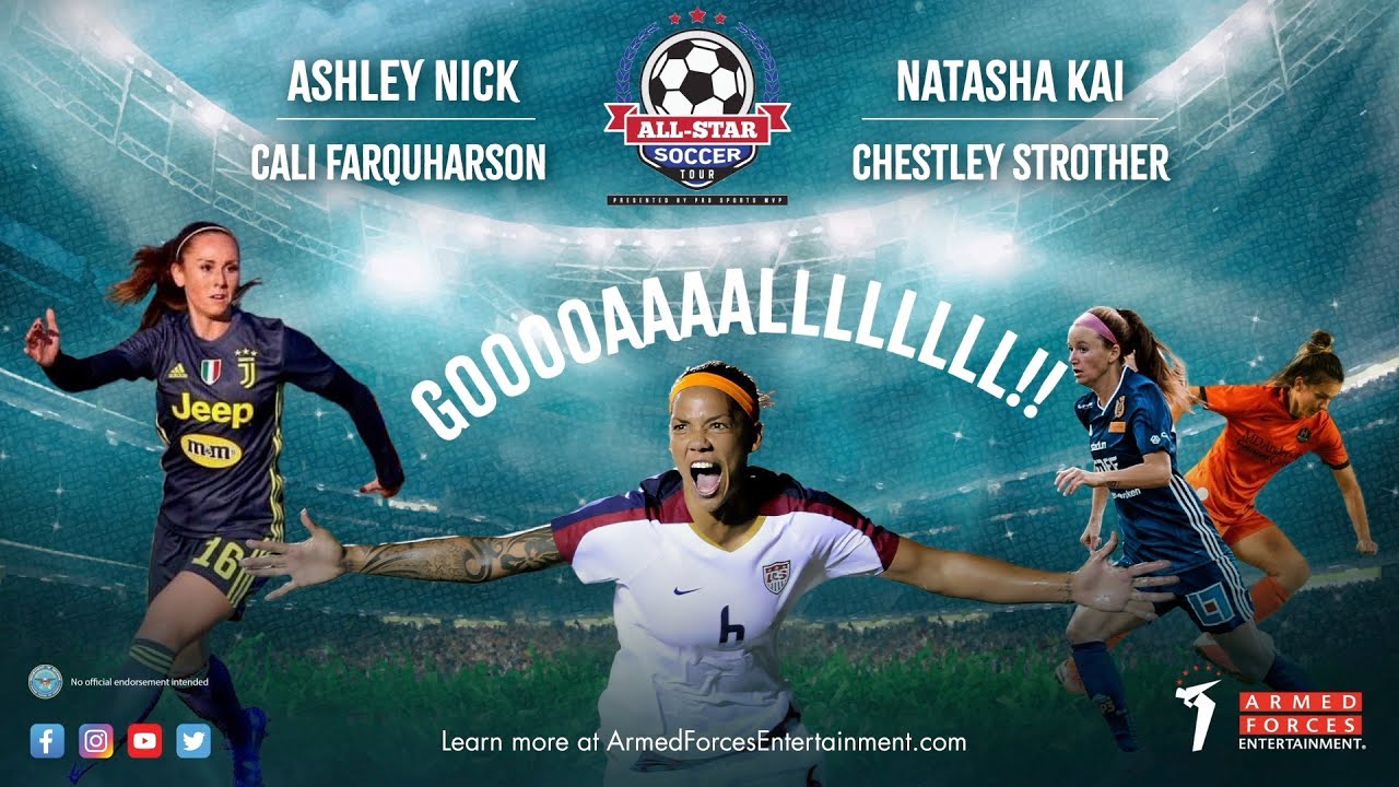 All-Star Soccer 2023// Armed Forces Entertainment - YouTube
