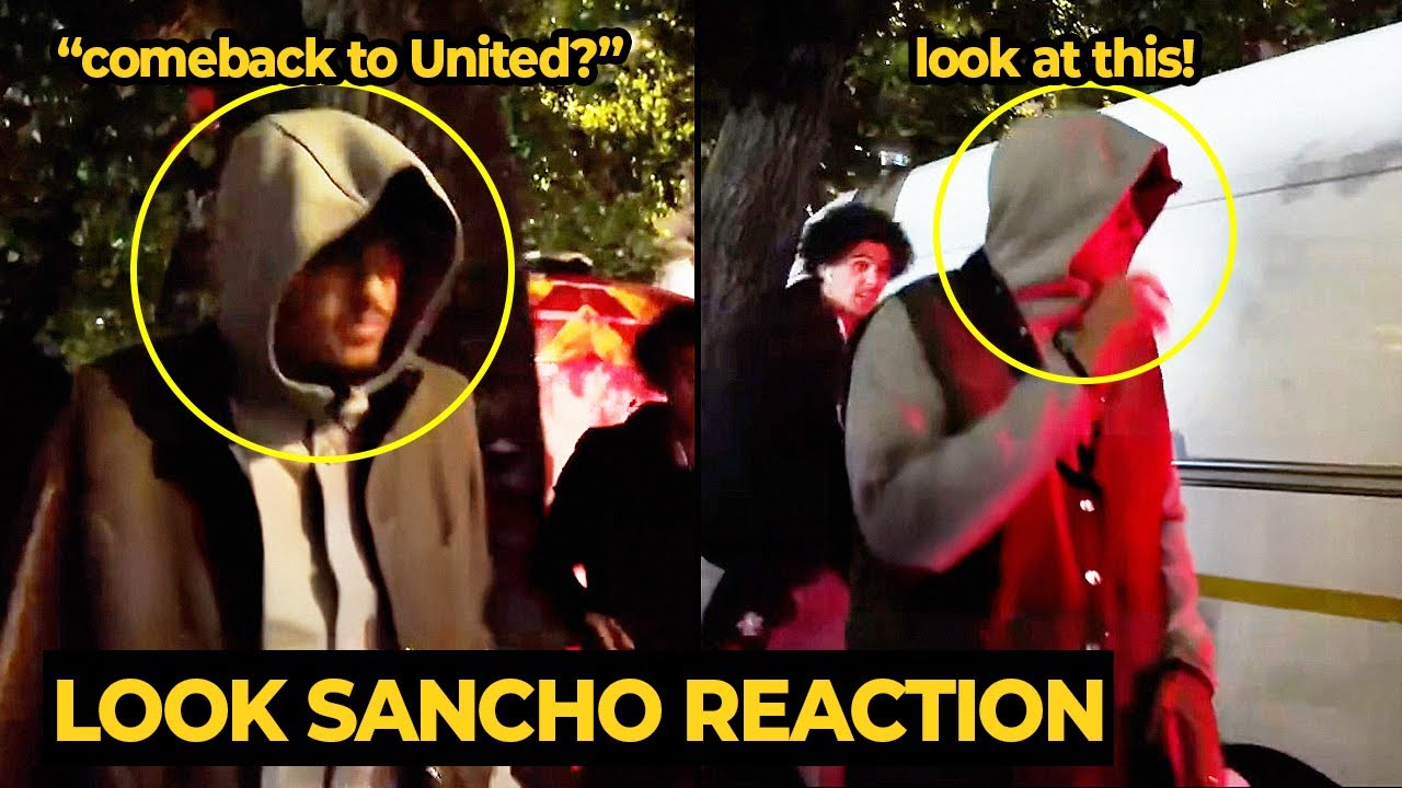 Jadon Sancho's reaction when fans asked him to RETURN to United as ...