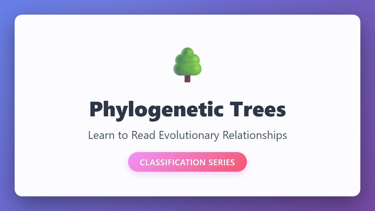 Phylogenetic Trees Explained: How to Read Evolutionary Relationships ...