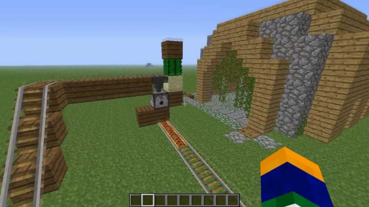 [Minecraft Redstone Showcase] (For BdoubleO100 Mine Wars) Minecart ...