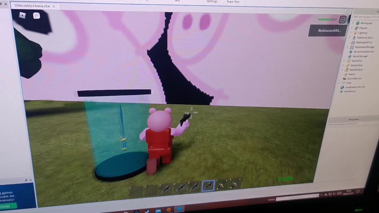 My first Roblox game - YouTube
