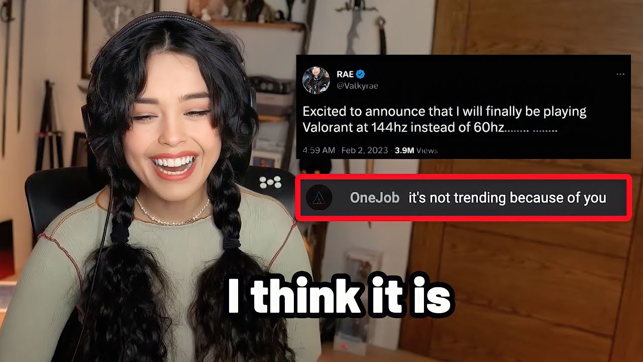Valkyrae's trending on Twitter - YouTube