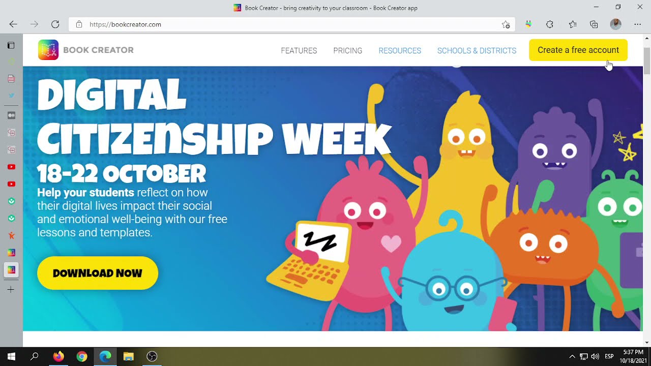 Book Creator Tutorial "Como editar un libro y hacer una libreria digital" - YouTube