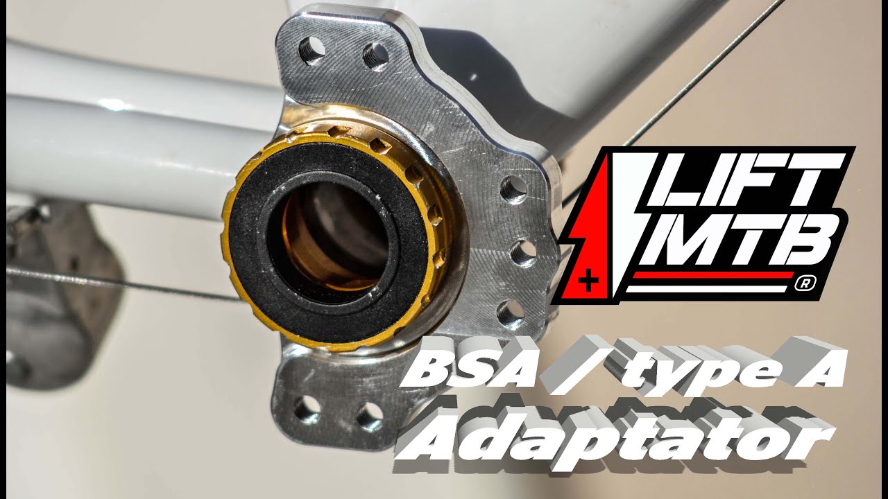 BSA adaptator for instal LIFT MTB electric bike motor kit on BSA bike ...