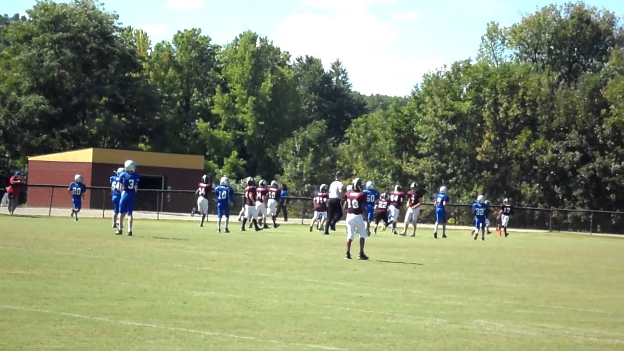 Doss Dragons Juniors vs ELS, interception and TD by #4 Chase Oneil ...