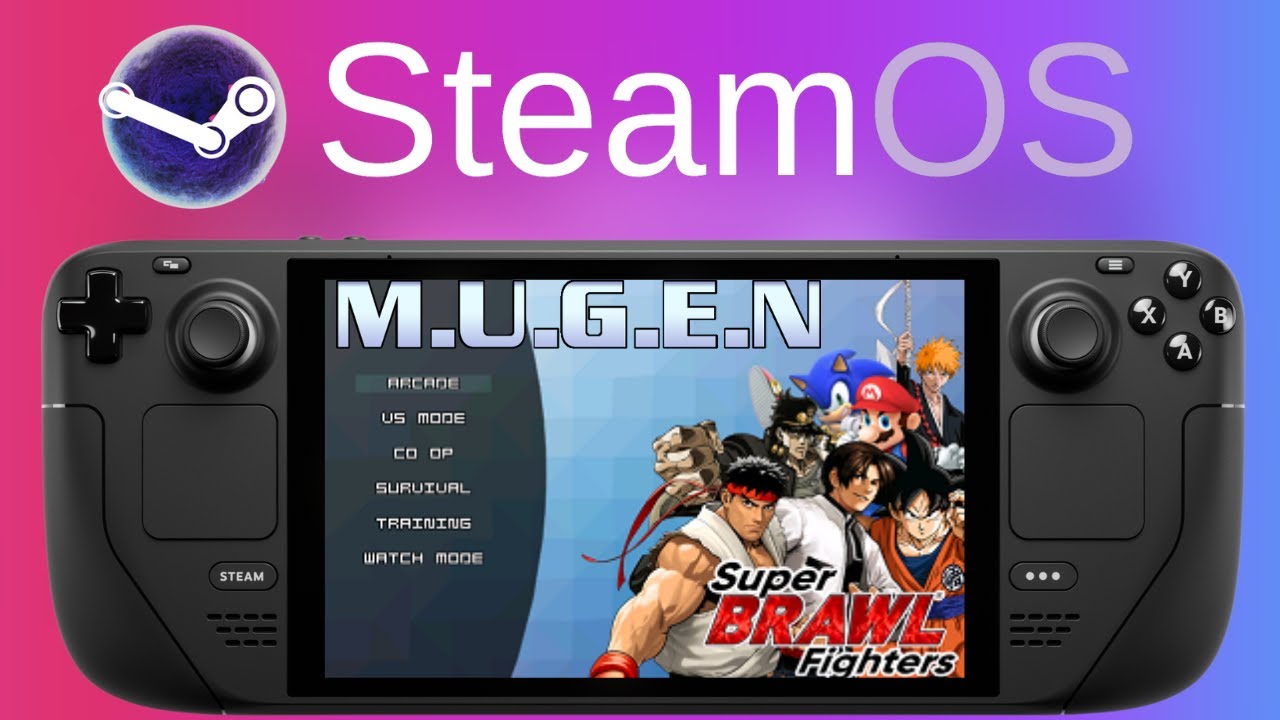 Super Brawl Fighters Mugen | Steam Deck - YouTube